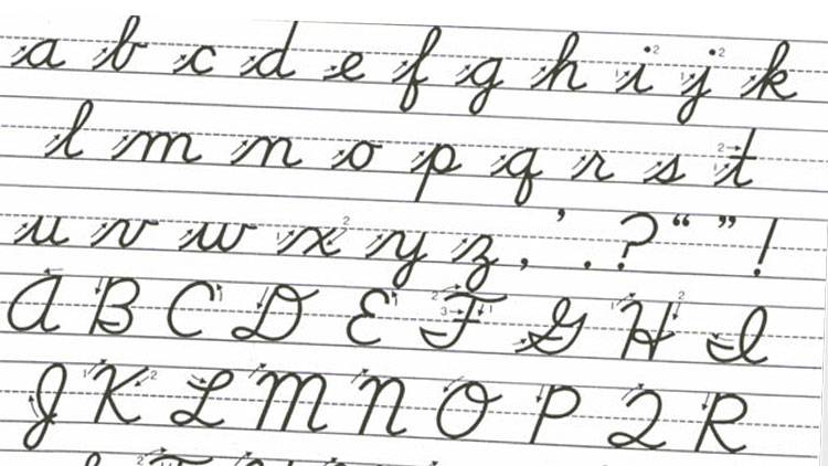 New Indiana Law Ensures Schools May Teach Cursive Writing